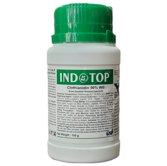 Clothianidin 50% WG Insecticide - Indotop | FarmMate.in